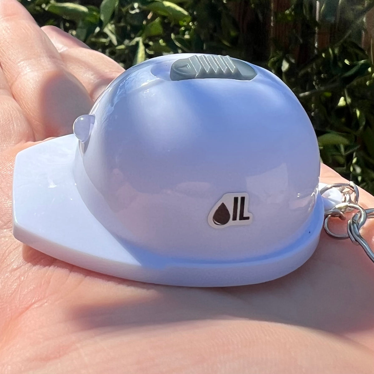 Hard Hat flashlight/ bottle opener/ keychain White. Oilfield – Oil Rig Shop