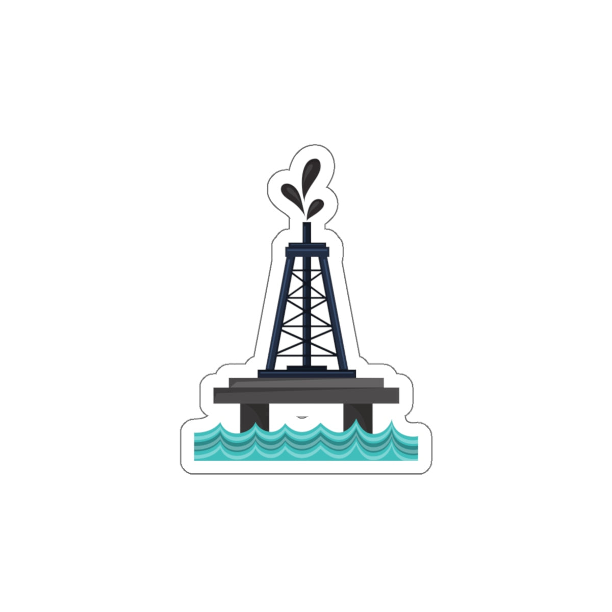 Offshore Rig Sticker – Oil Rig Shop