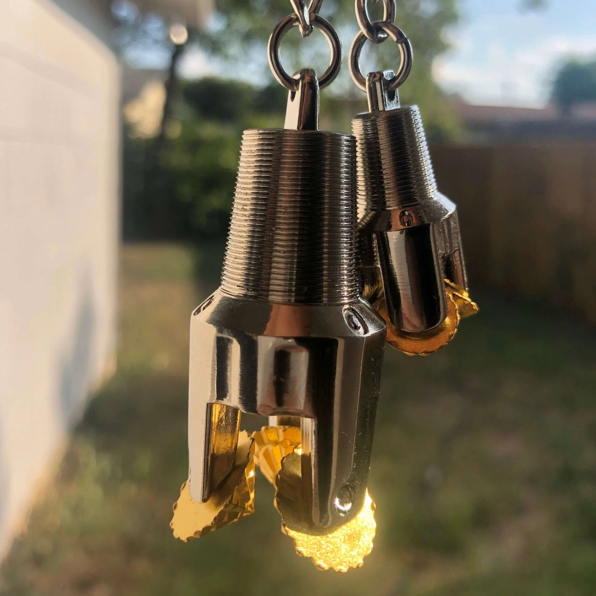 Oilfield Drill Bit Keychain 1.30 in (33mm) or 2.16 in (55mm) – Oil Rig Shop