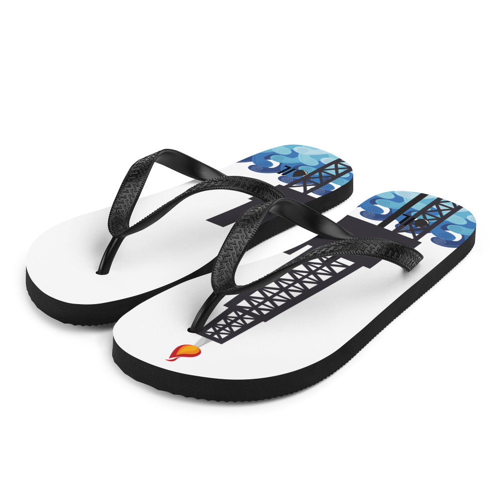 Offshore Oil Rig Platform Flip-Flops – Oil Rig Shop